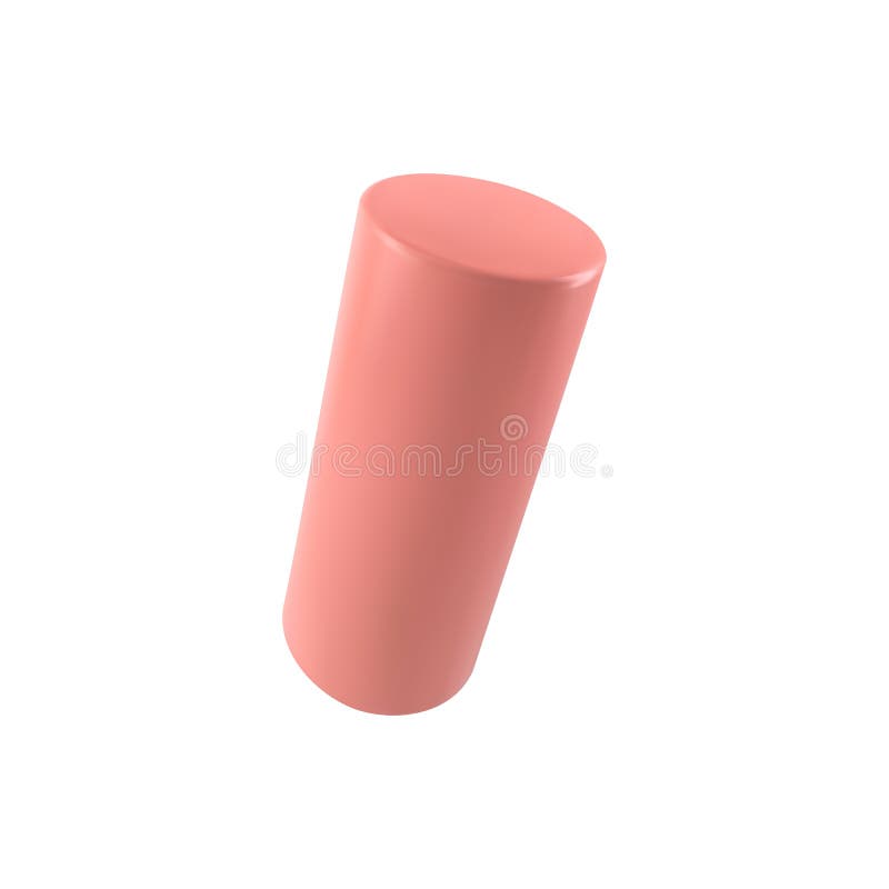 Vector 3d Cylinder. Realistic 3d Object Stock Vector - Illustration of ...