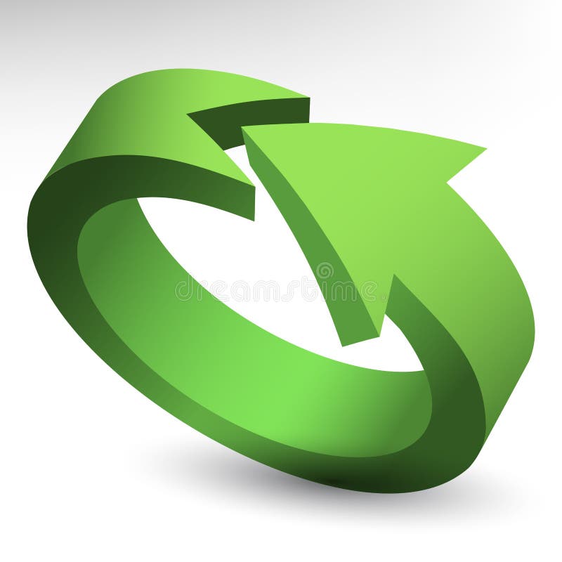 Green Process Arrows stock vector. Illustration of arrow - 13691542