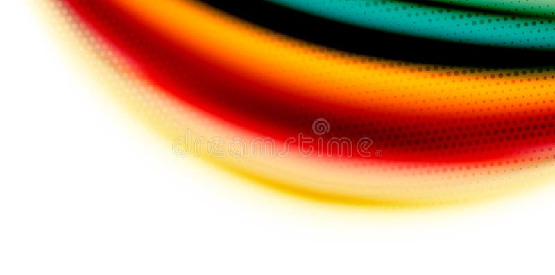 Vector 3d Fluid Colors Wave Background, Flowing Abstract Shape with ...