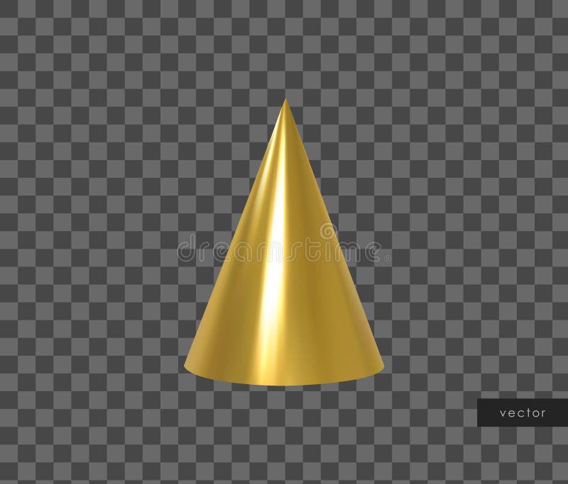 Golden Cone Gradient Stock Illustrations – 474 Golden Cone Gradient ...