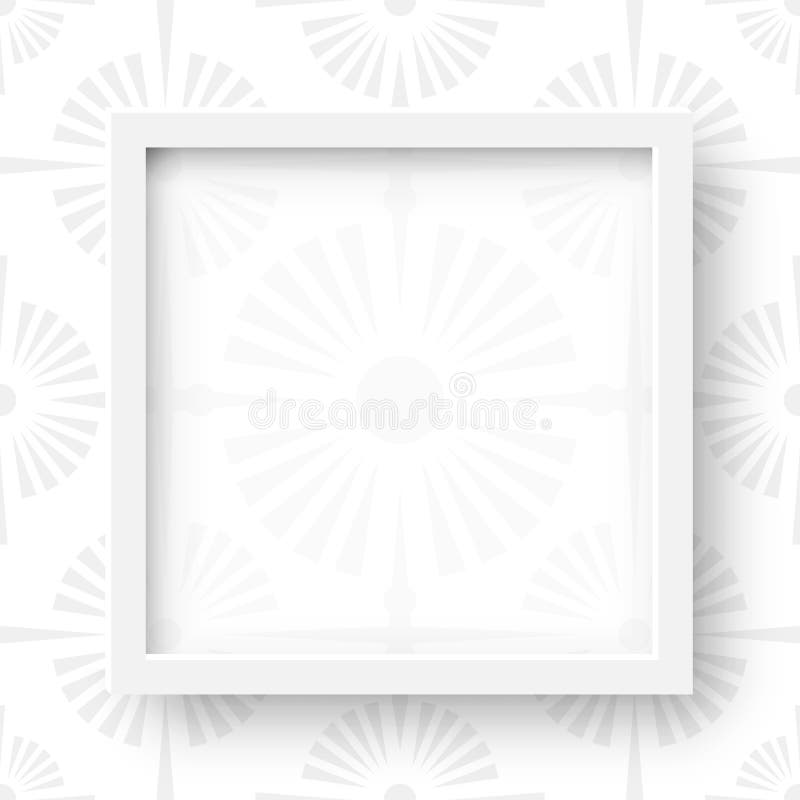 3d Vector Realistic Square Frame Stock Vector - Illustration of ...