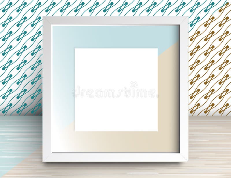 3d Vector Realistic Square Frame Stock Vector - Illustration of ...
