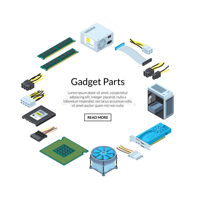 Vector Isometric Electronic Devices Illustration Stock Vector ...