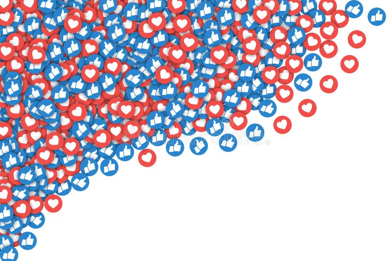 Vector 3D Like Icons Abstract Background Editorial Photography ...