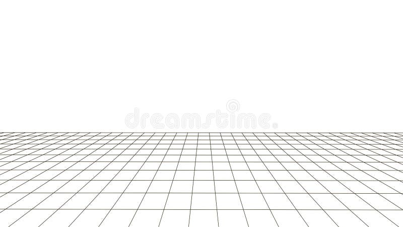 Vector 3D Mesh. Background Lines. Stock Vector - Illustration of ...
