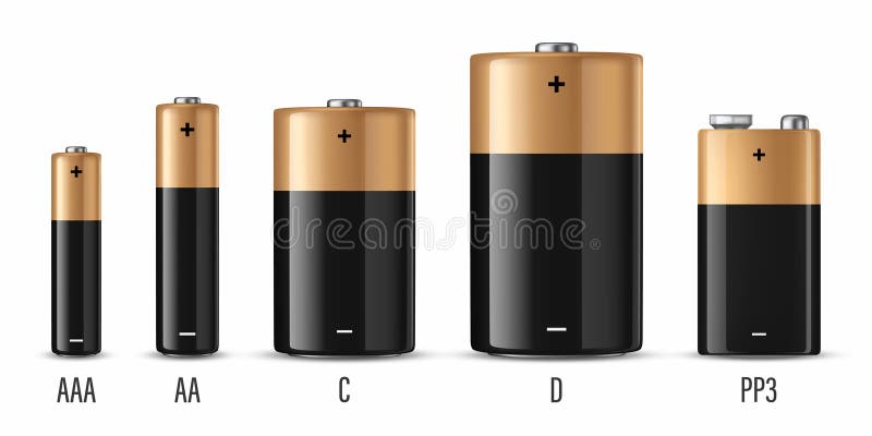 Aa Battery Icon Stock Illustrations – 390 Aa Battery Icon Stock ...
