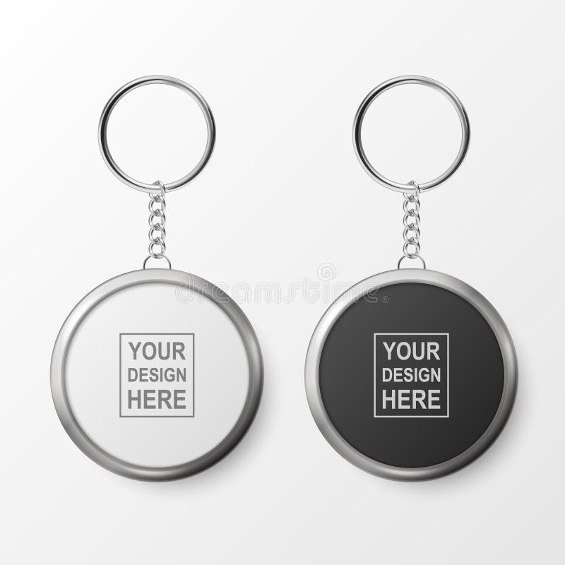 Black Round Keychain Stock Illustrations – 314 Black Round Keychain ...