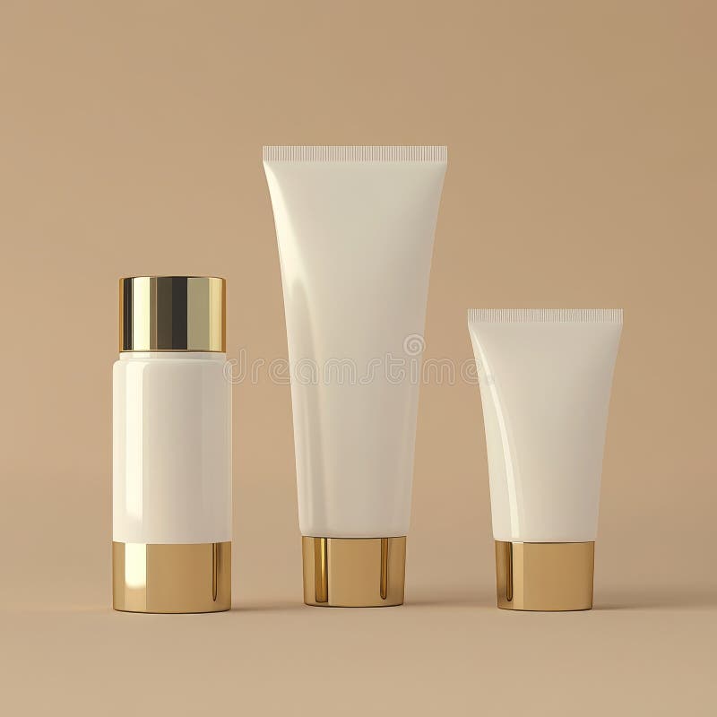 Vector 3d Realistic Cosmetic Bottle Mockup. Beauty Product Design ...