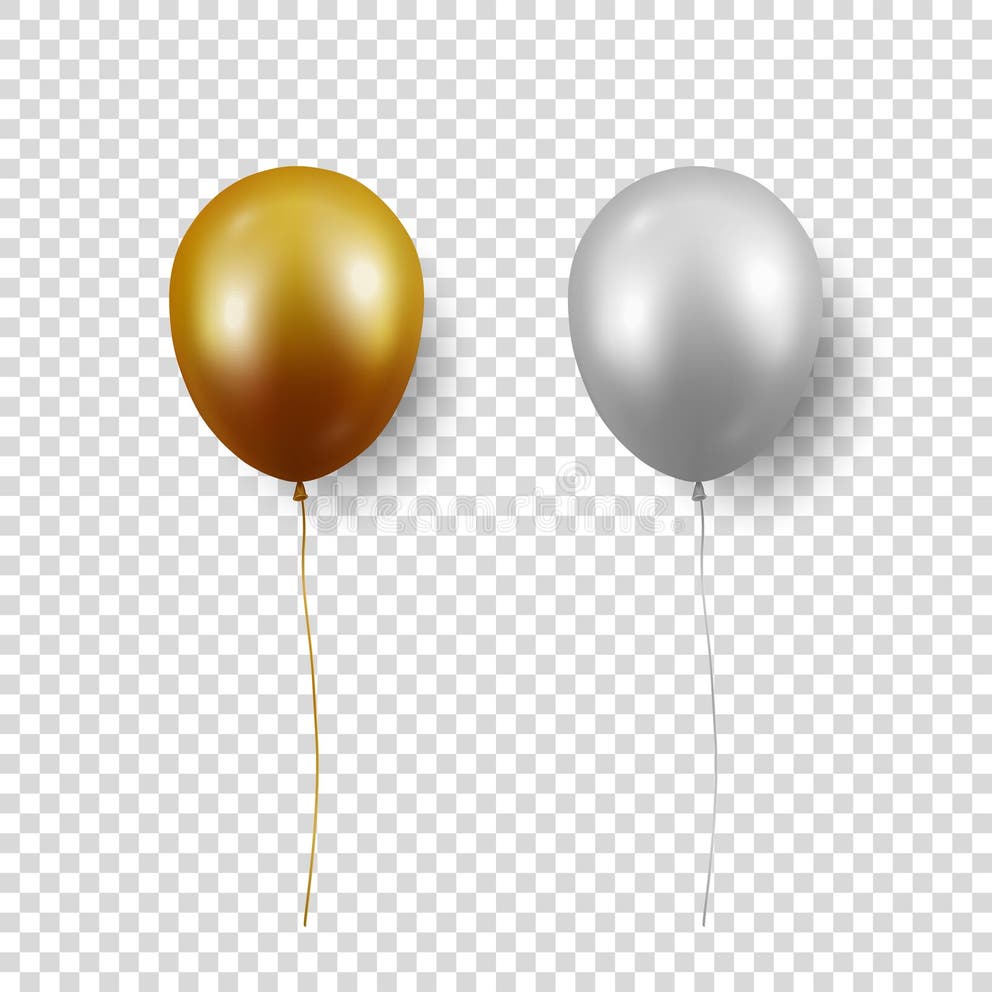 Silver Balloon Stock Illustrations 5 898 Silver Balloon Stock