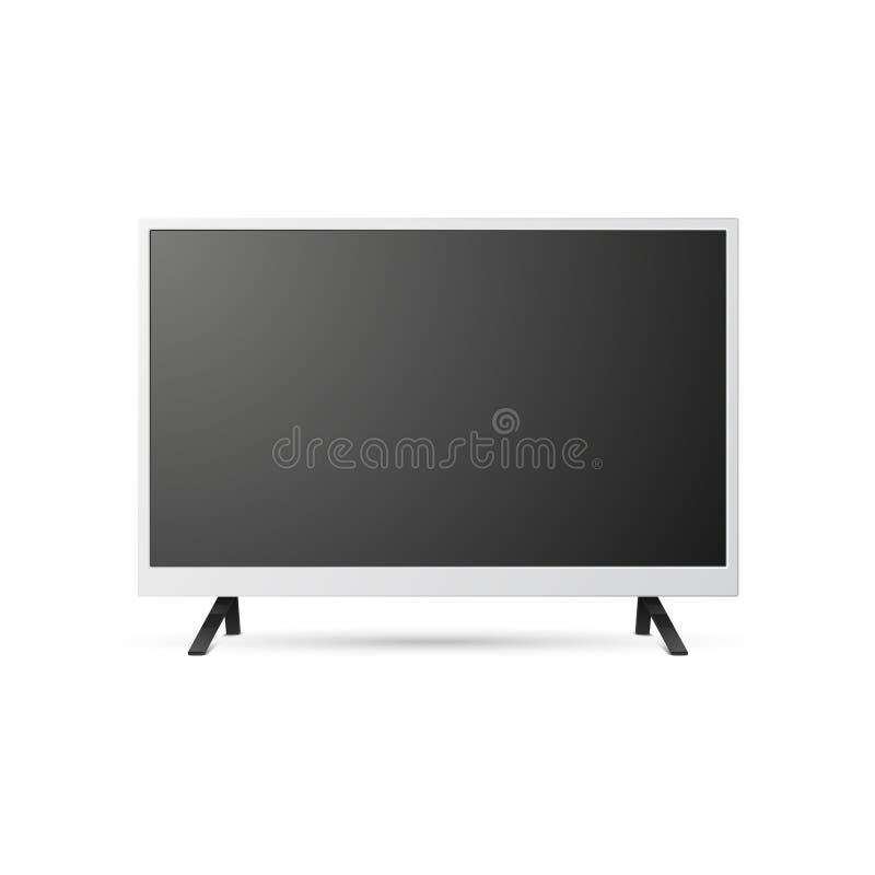Vector 3d Realistic Modern TV Screen. Minimalistic Stylish Lcd Panel ...