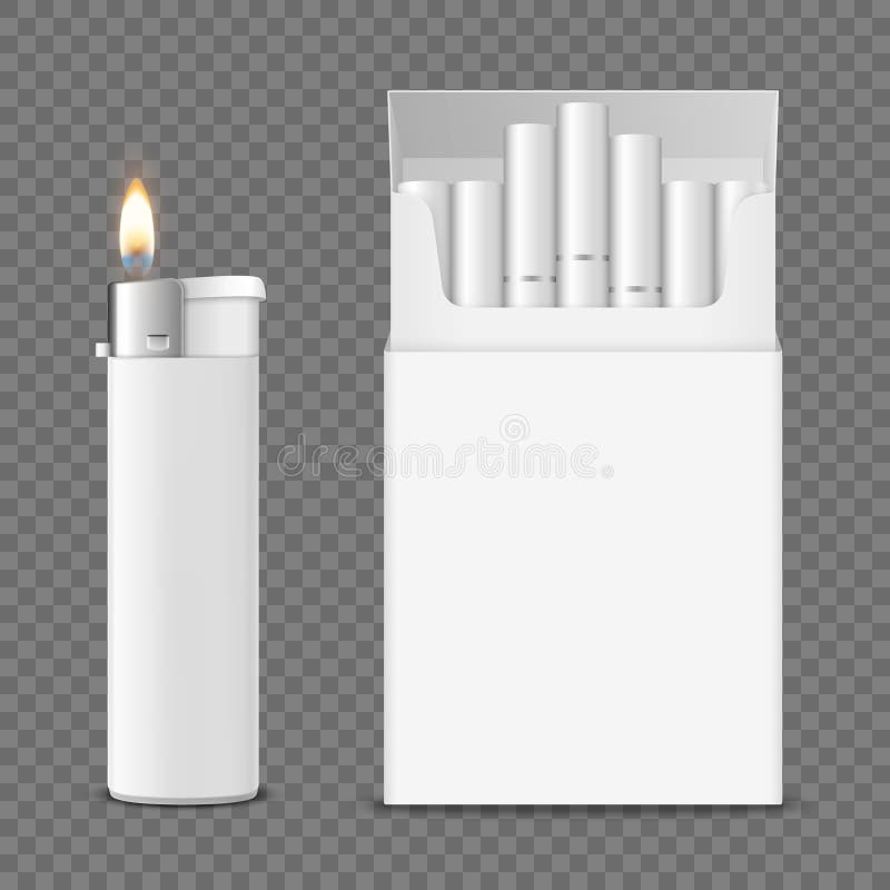Cigarettes Box Mockup Stock Illustrations – 50 Cigarettes Box Mockup ...