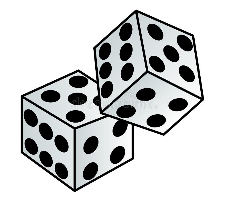 Vector - dado stock de ilustración. Ilustración de cinco - 418222