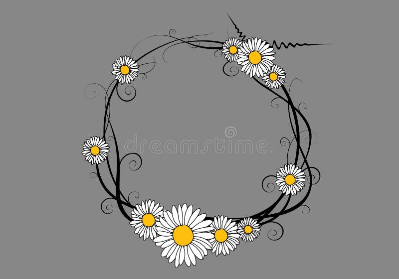 Daisy stock vector. Illustration of doodle, beautiful - 14175785