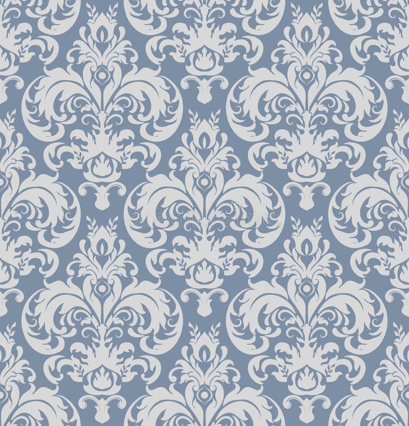 Damask Seamless Pattern Background. Classical Luxury Old Fashioned ...