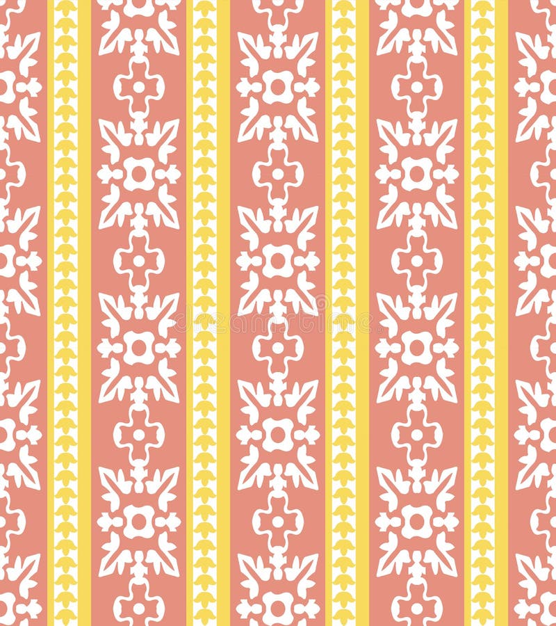 Vector Damask Seamless Pattern Background Curve Cross Round Sqaure Leaf ...
