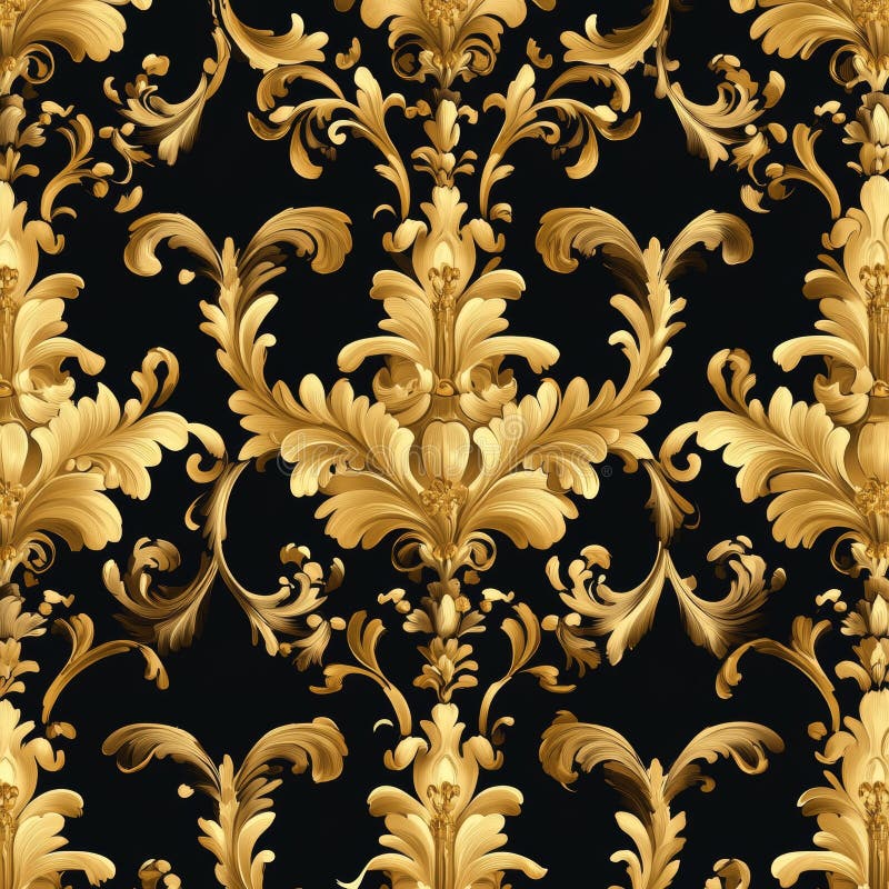 Vector Damask Seamless Pattern. Elegant Luxury Texture for Wallpapers ...