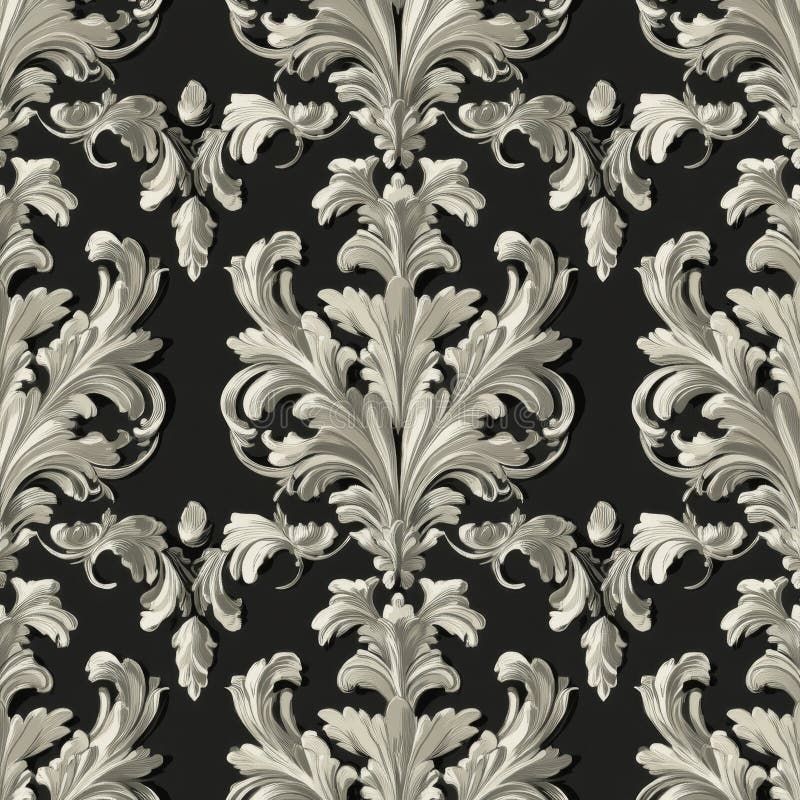 Vector Damask Seamless Pattern. Elegant Luxury Texture for Wallpapers ...