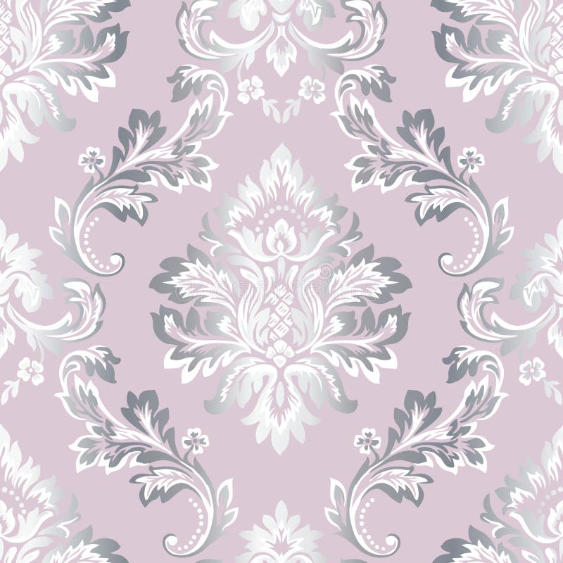 Vector Damask Seamless Pattern Element. Classic Luxury Baroque Ornament ...
