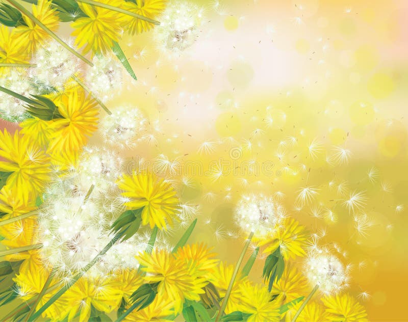 Artistic floral background stock vector. Illustration of cheerful - 4941908