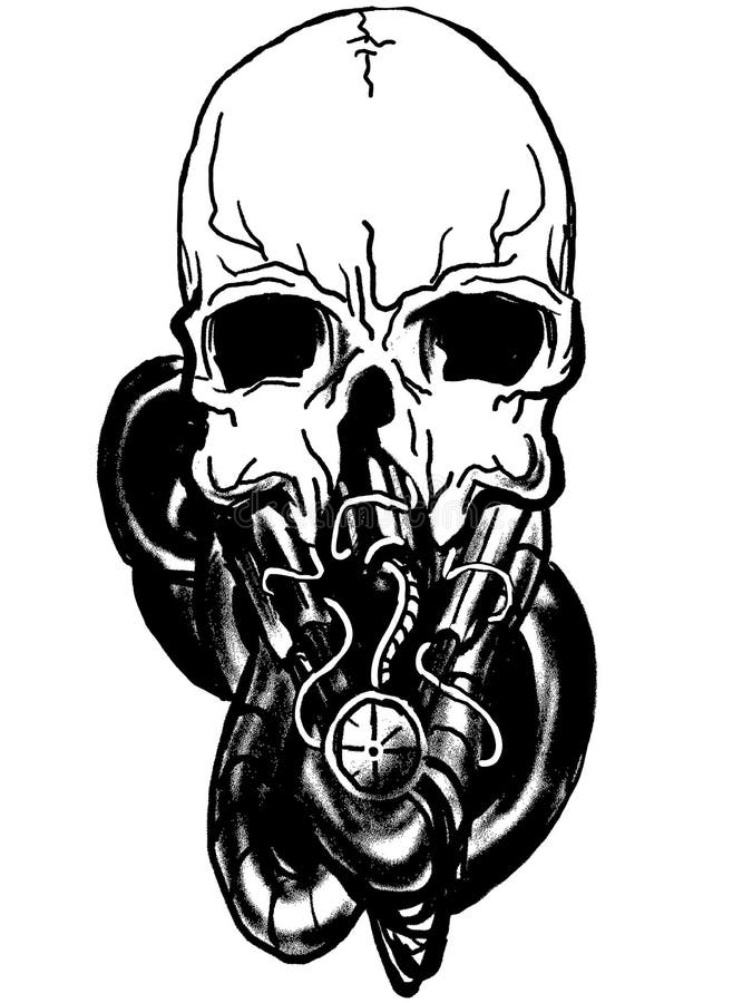 Vector dark art . stock vector. Illustration of neck, human - 3046454