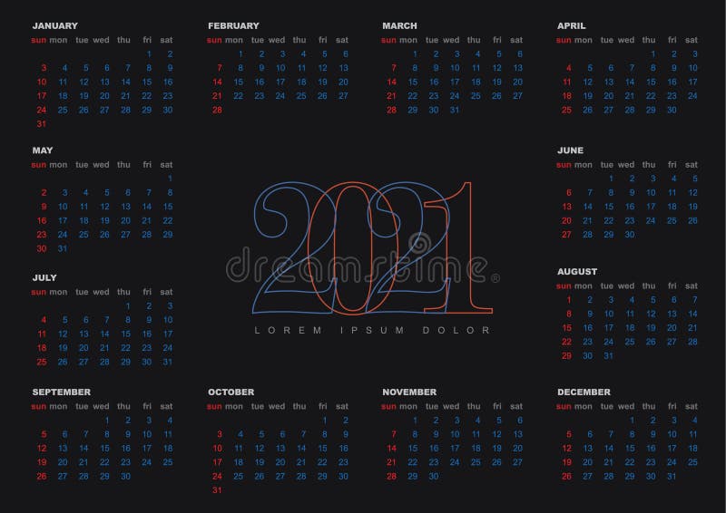 Dark Calendar Stock Illustrations – 19,108 Dark Calendar Stock ...