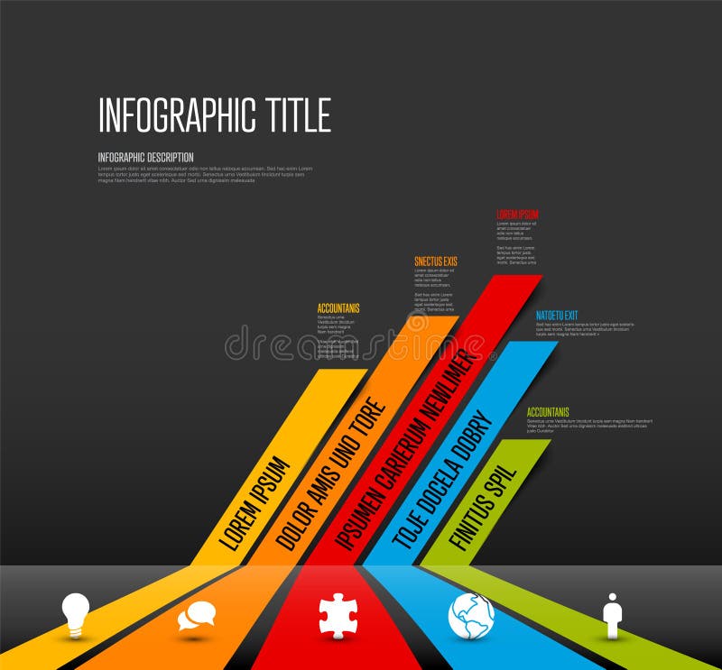 Vector Old Dark Retro Vintage Elements Stock Vector - Illustration of ...