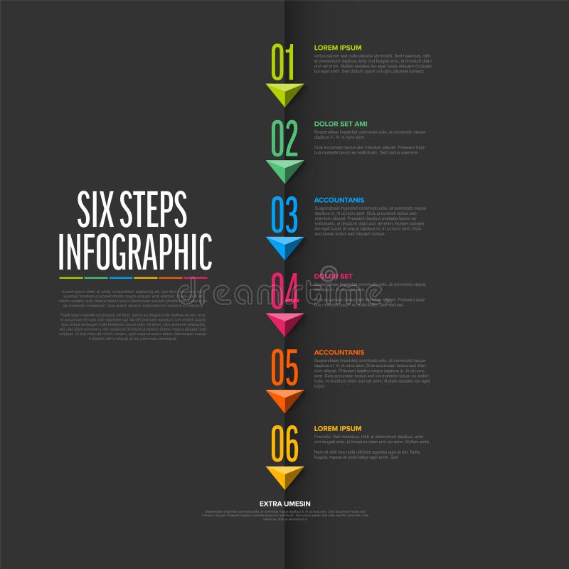 Six Steps Vertical Stock Illustrations – 427 Six Steps Vertical Stock ...