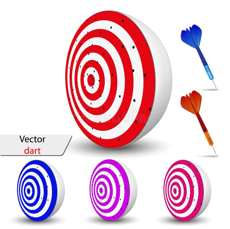 Vector Dart for Your Design Stock Illustration - Illustration of spiral ...