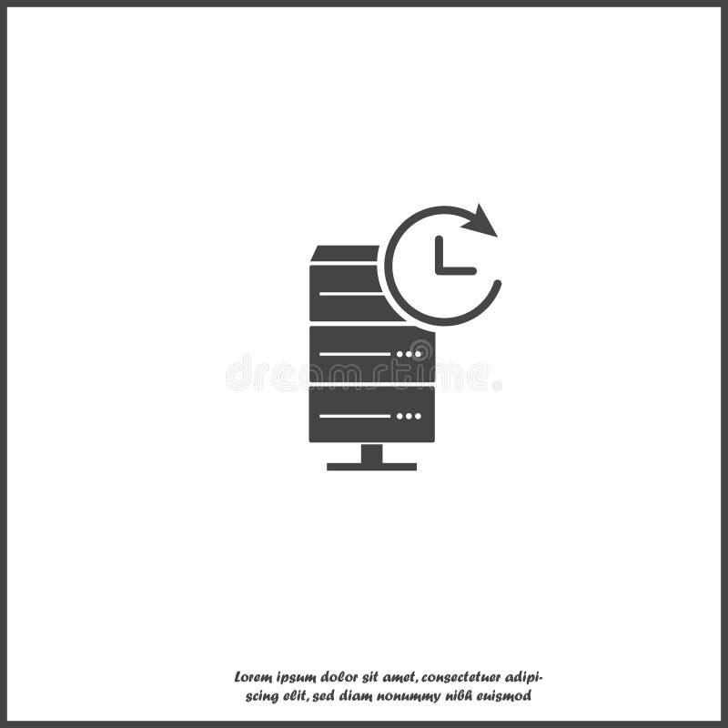 Illustration Server Racks in Server Room Data Center Stock Illustration ...