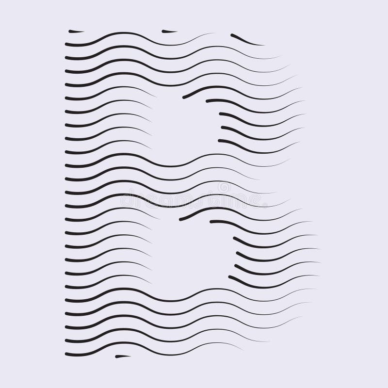 Vector De Alfabeto De Icono De Letra B Ilustración del Vector ...