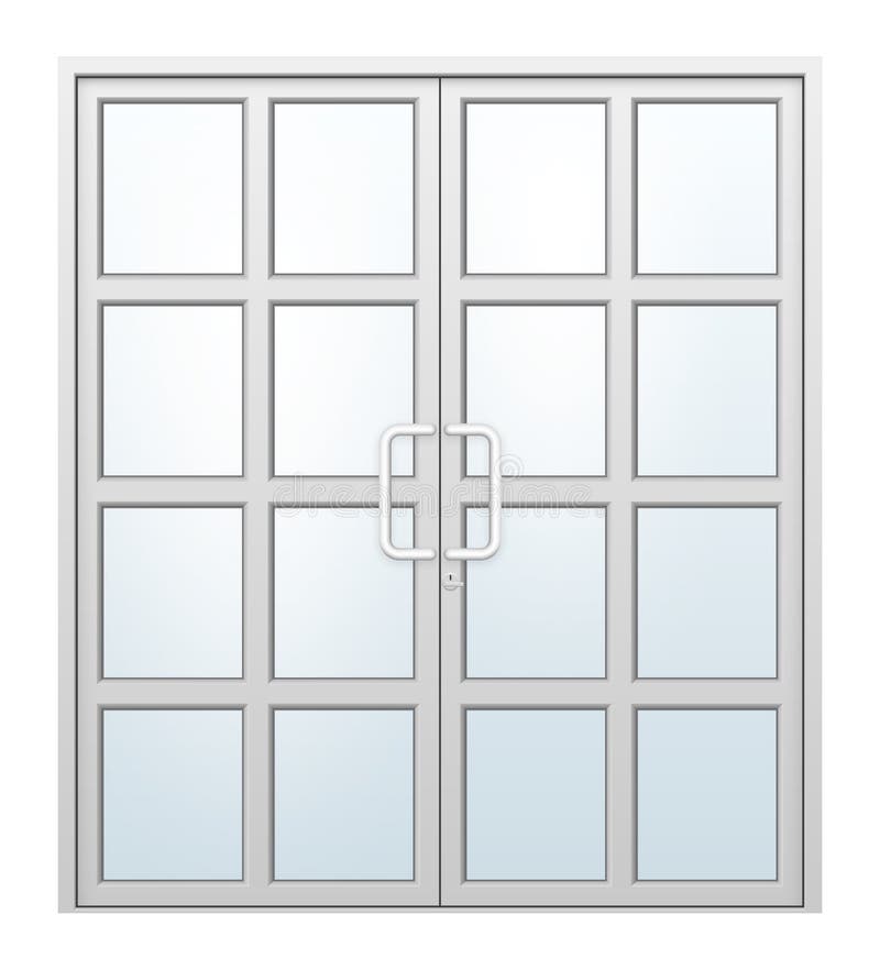 Vector De Aluminio De La Puerta Ilustración del Vector - Ilustración de ...