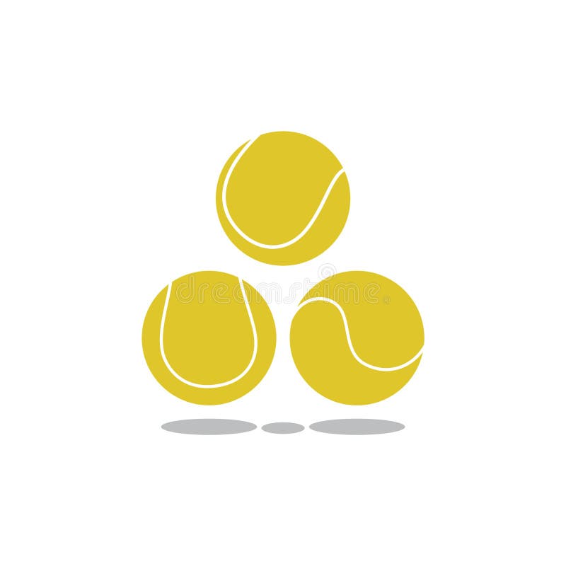 Vector de bola de tenis ilustración del vector. Ilustración de ...
