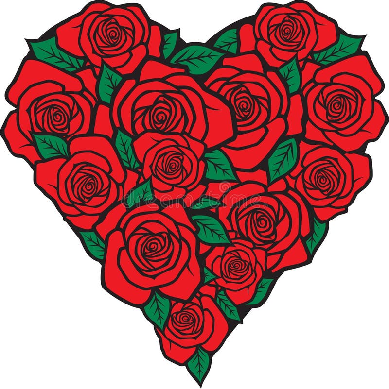 Vector De Color De Corazón Rosa Stock de ilustración - Ilustración de ...