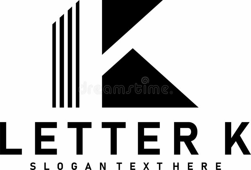 Vector De Diseño De Logotipo De Letra K Ilustración del Vector ...