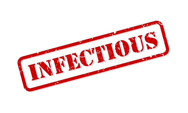 Vector De Estampado De Caucho Infeccioso Ilustración del Vector ...