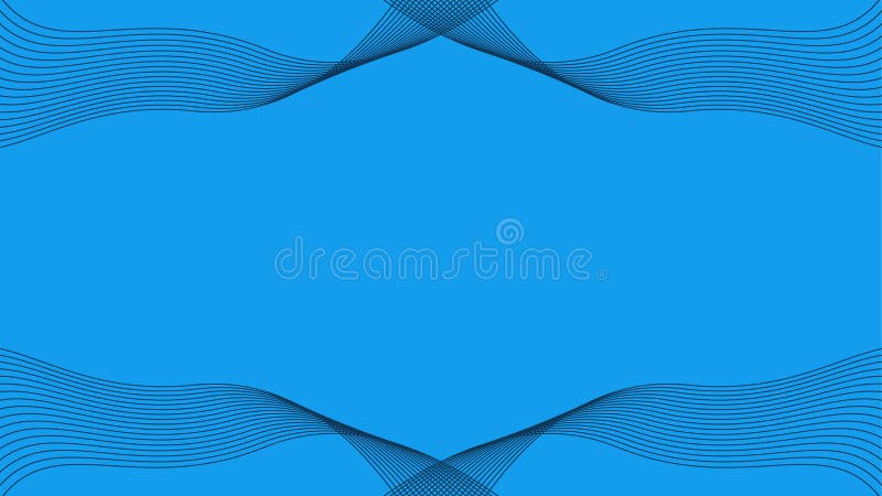 Vector De Fondo Abstracto Lineal Azul Ilustración del Vector ...