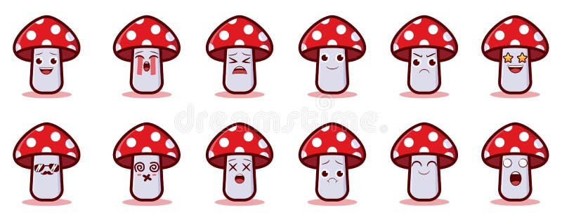 Vector de hongos ilustración del vector. Ilustración de alimento ...