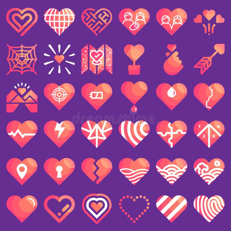 Vector de icono de amor ilustración del vector. Ilustración de ...