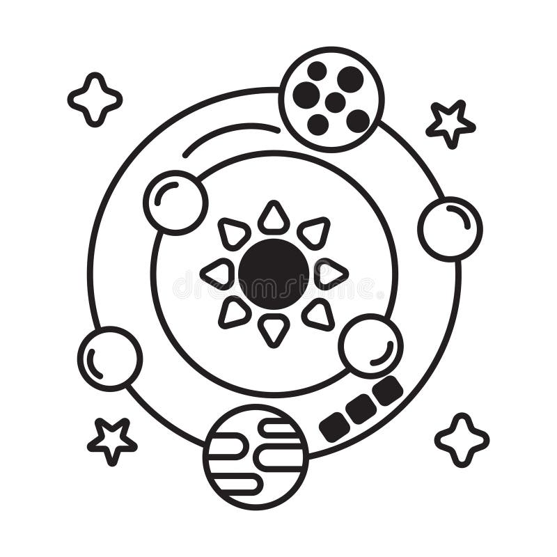 Vector De Icono Del Universo Ilustración del Vector - Ilustración de ...