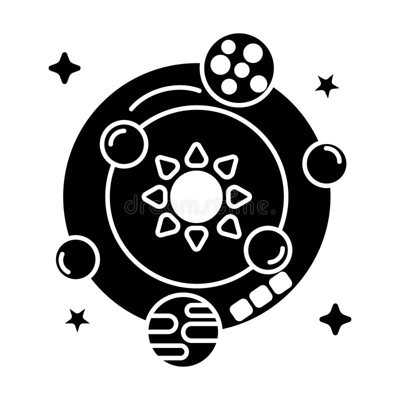 Vector De Icono Del Universo Ilustración del Vector - Ilustración de ...