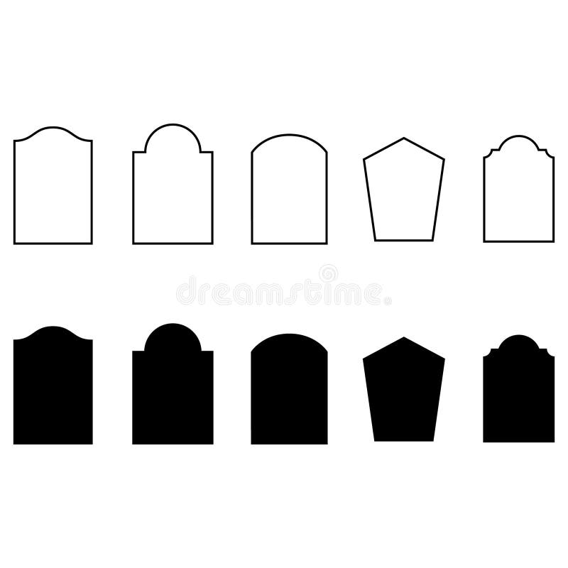 Vector De Icono De Grava. Signo De Ilustración Grave. . . Ilustración ...