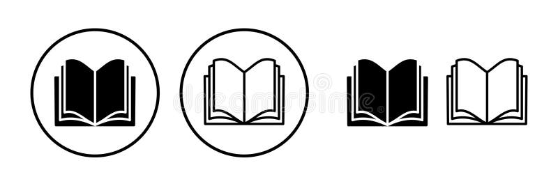 Vector De Icono De Libro. Icono De Vector De Libro Abierto Ilustración ...