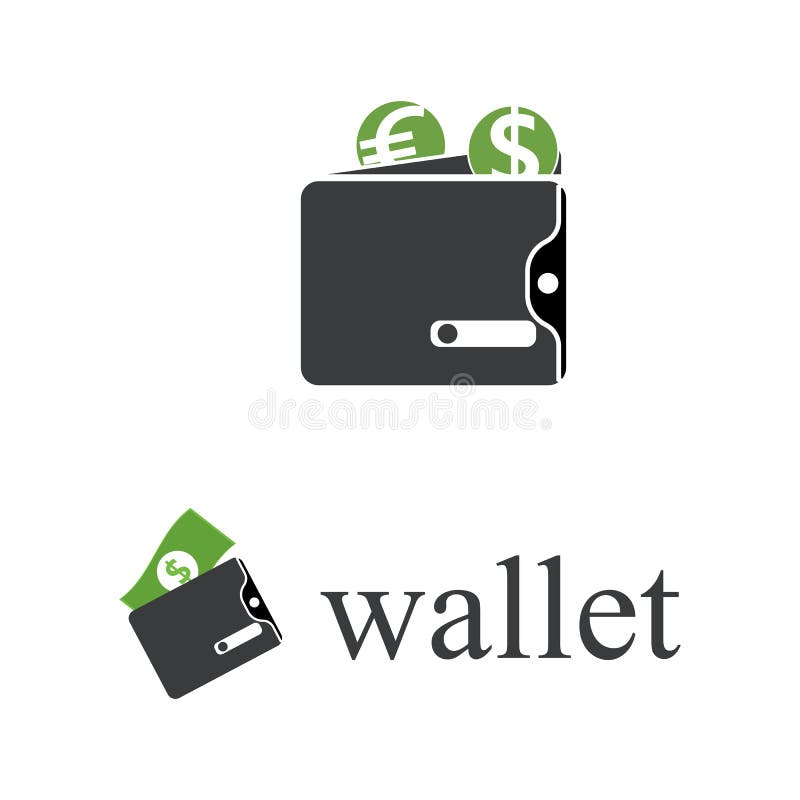 Vector De Icono De Logotipo De Cartera Ilustración del Vector ...