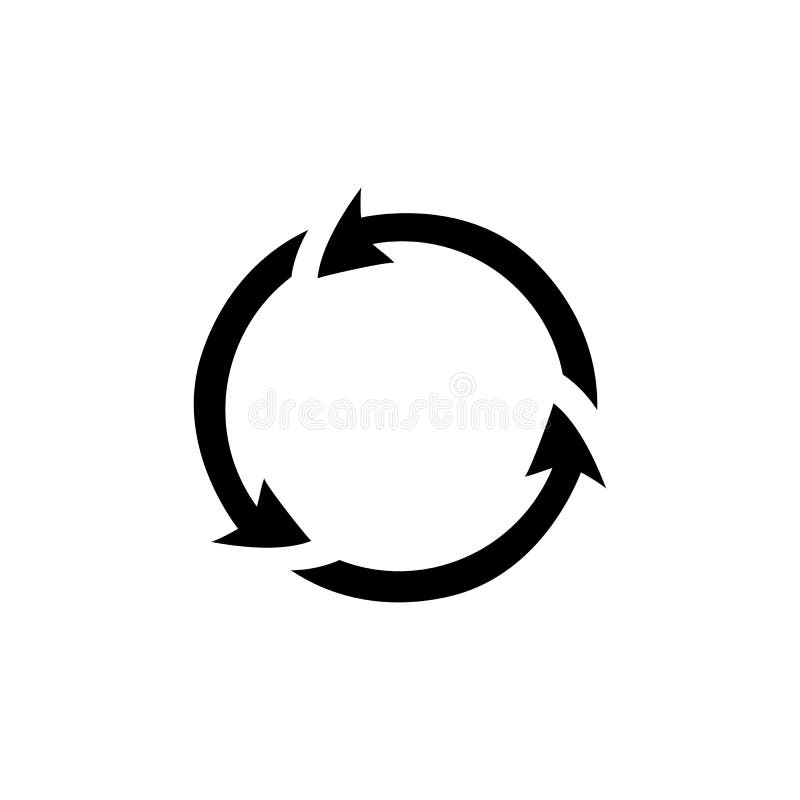 Rotation Icon .Rotation or Reload Symbol Icon Ilustración del Vector ...