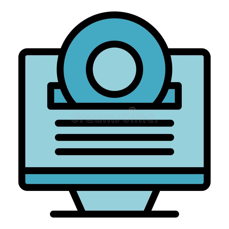 Vector De Icono De Software De Disco Plano Ilustración del Vector - Ilustración de disco ...