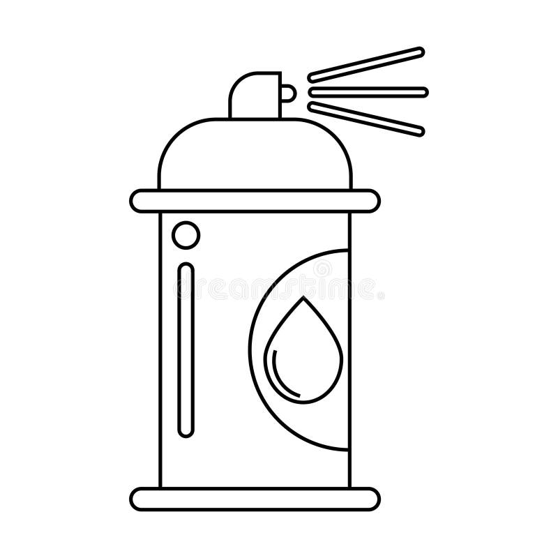 Vector de icono de spray ilustración del vector. Ilustración de limpio ...