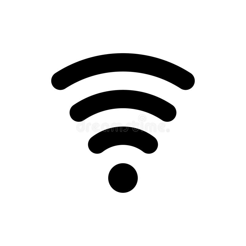 Vector De Icono Wifi. Signo WIFI De Internet InalÃ¡mbrico Ilustración ...