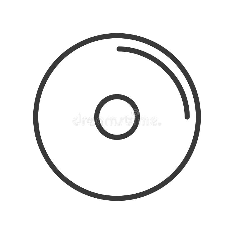 Vector de iconos de disco ilustración del vector. Ilustración de ...