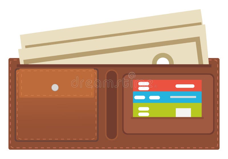 Vector De Ilustración De Cartera Completa Ilustración del Vector ...