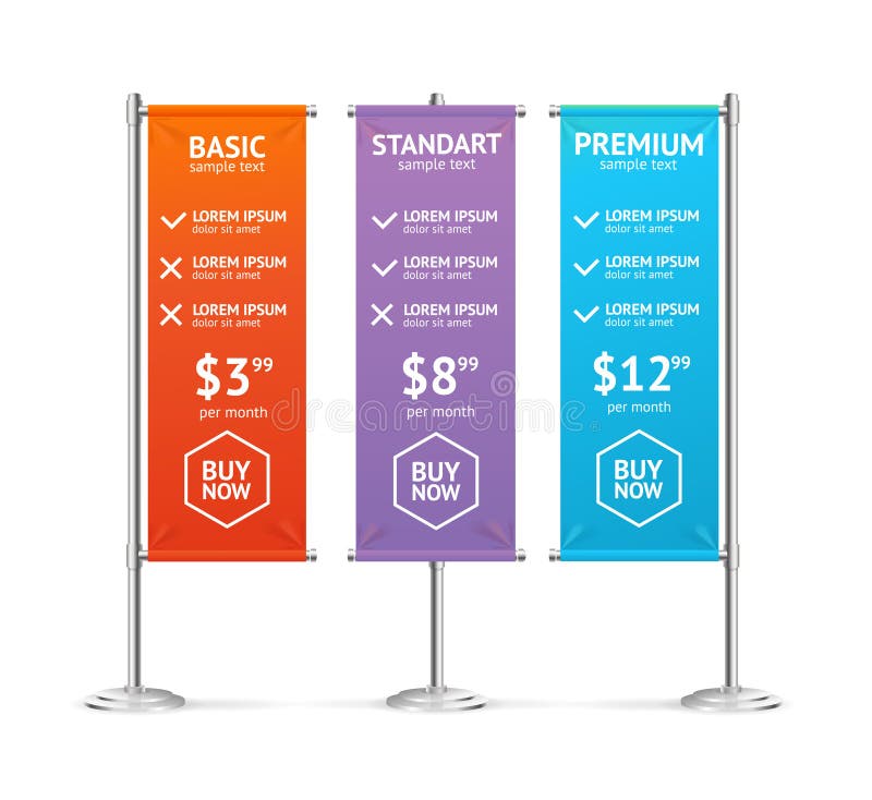 Vector De La Lista De Precios Ilustración del Vector - Ilustración de ...